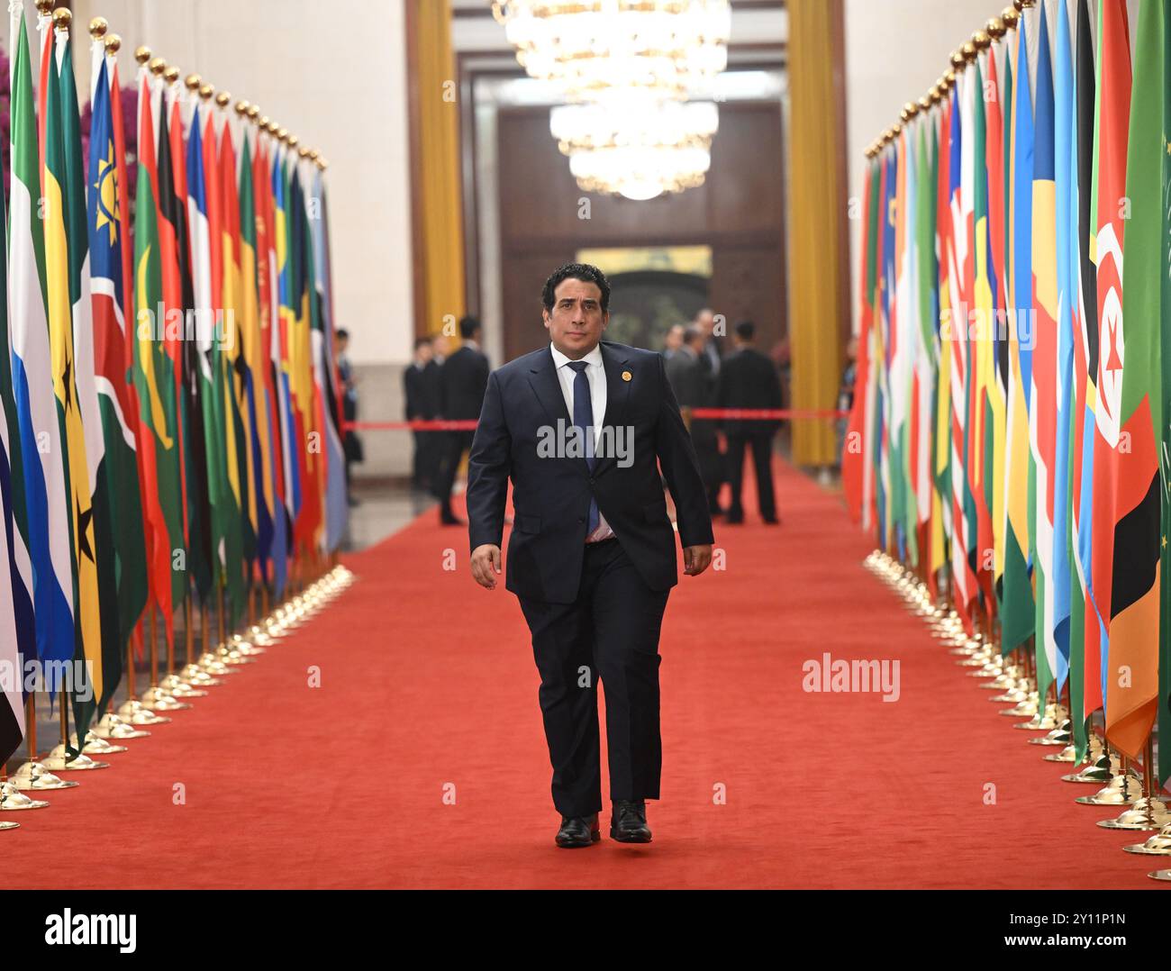 Beijing, China. 4th Sep, 2024. President of the Libyan Presidency ...