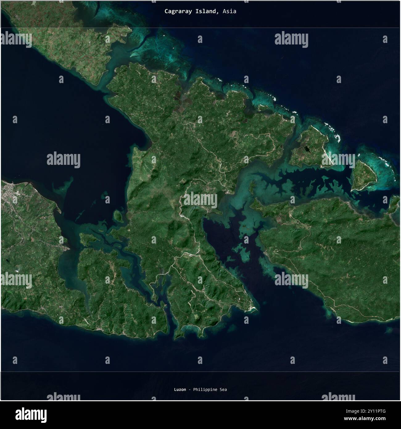 Cagraray Island in the Philippine Sea, belonging to Philippines ...