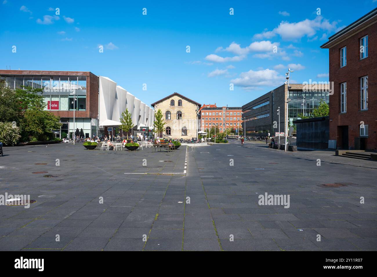 Copenhagen, Denmark, July 24, 2024 - Contemporary campus of the ...