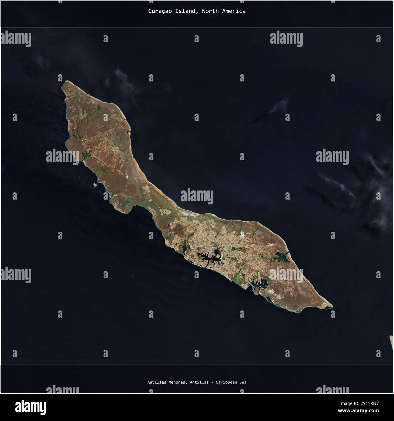 Curacao outline map hi-res stock photography and images - Alamy