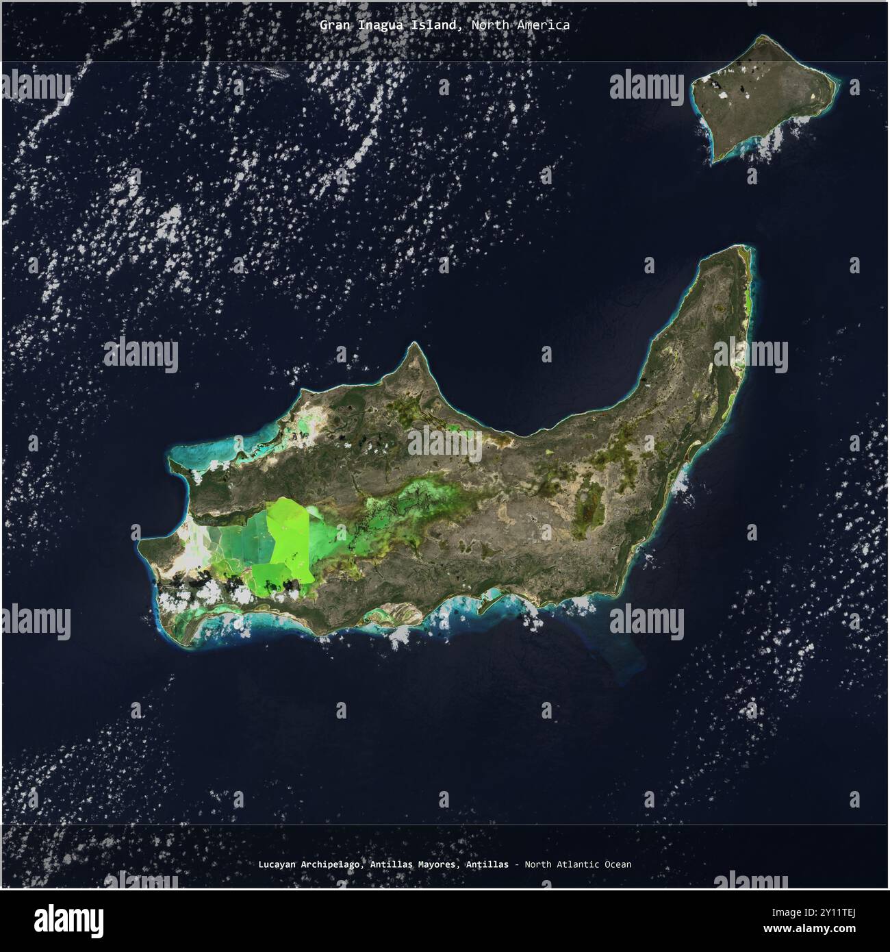 Gran Inagua Island in the North Atlantic Ocean, belonging to Bahamas ...