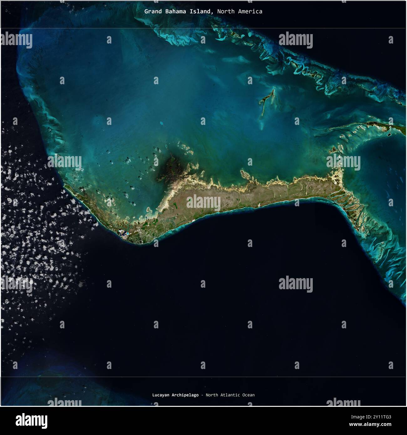 Grand Bahama Island in the North Atlantic Ocean, belonging to Bahamas ...