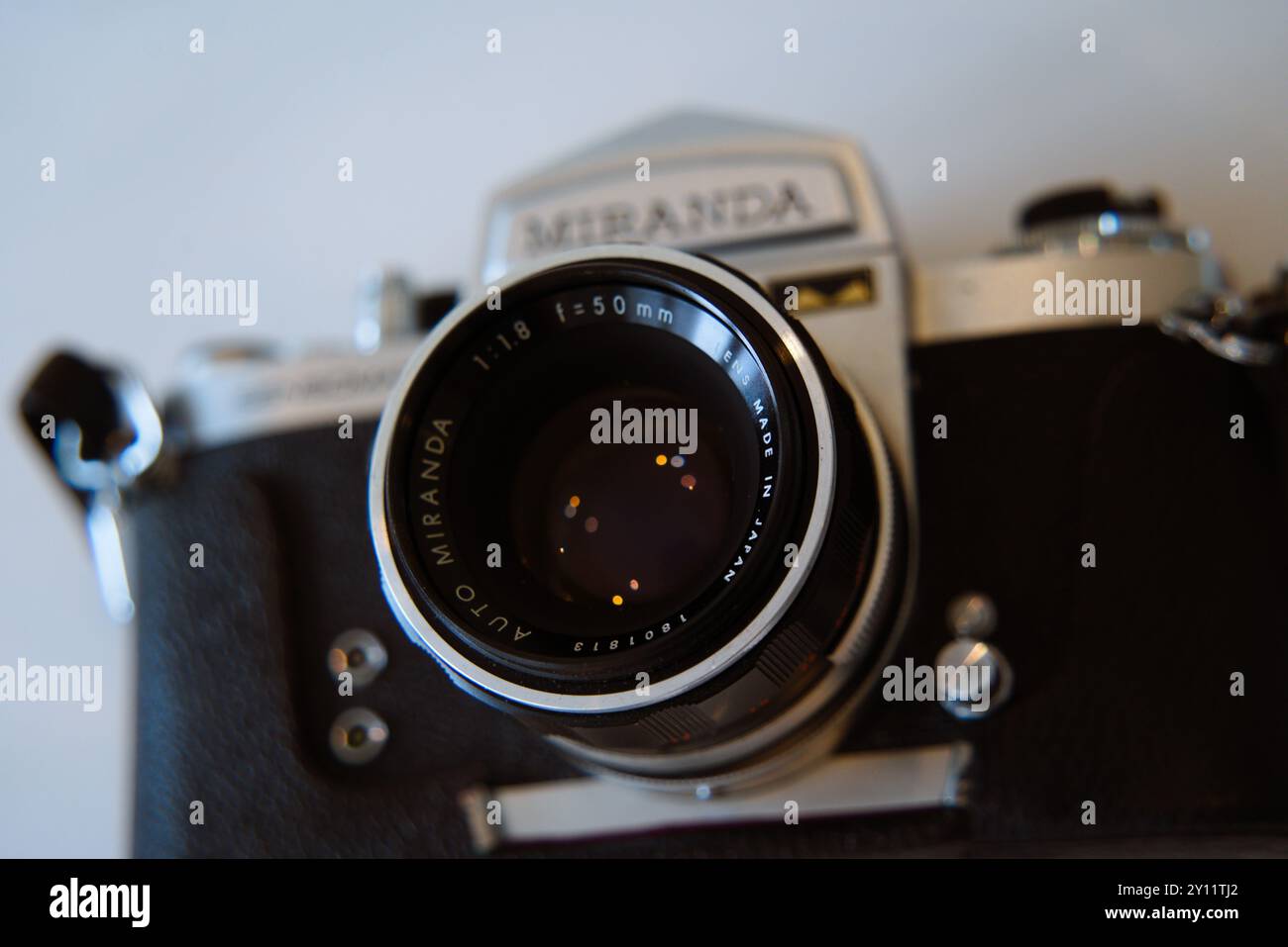 Closeup of a Vintage Miranda Camera Stock Photo - Alamy