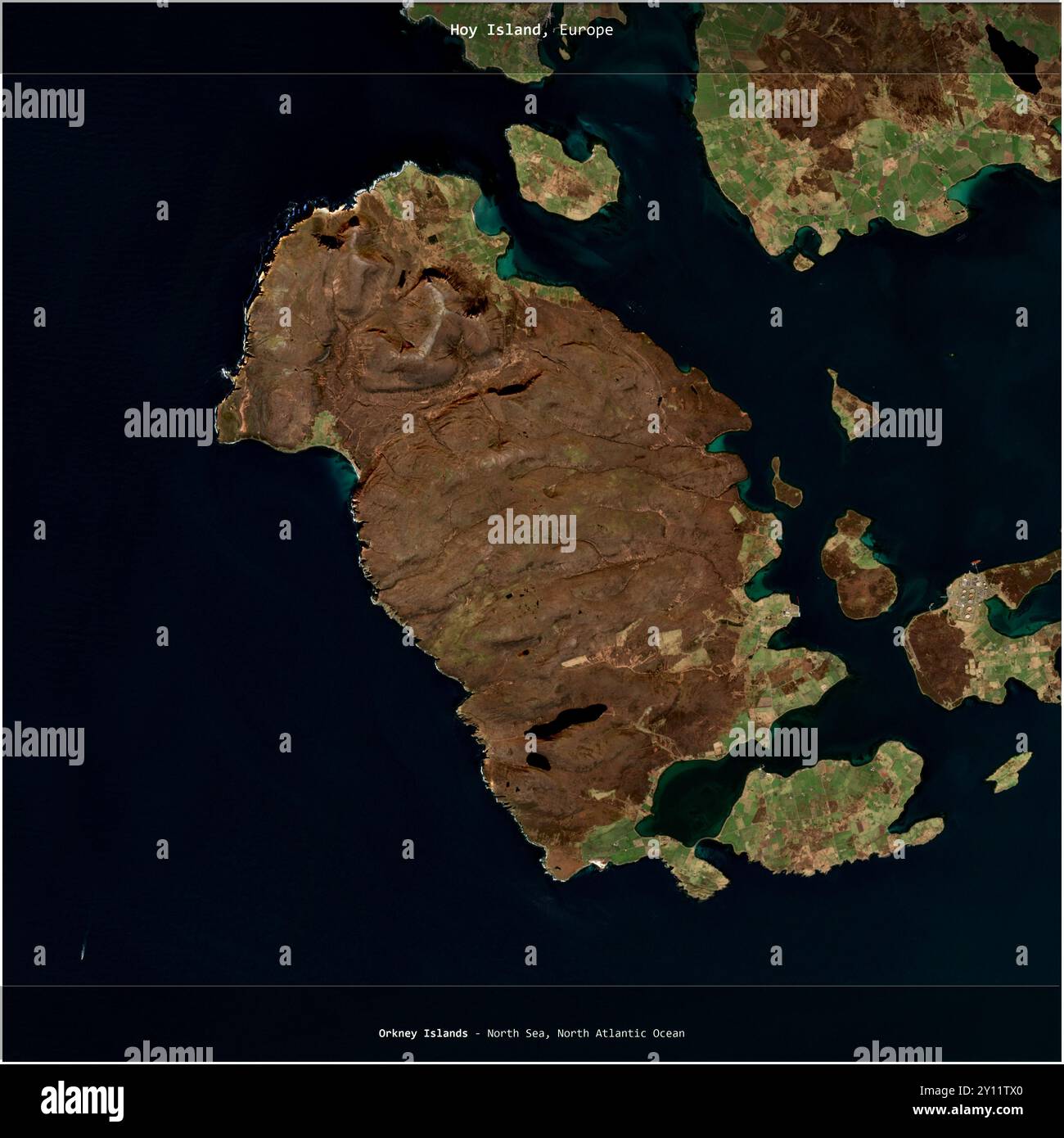 Map of hoy hi-res stock photography and images - Alamy