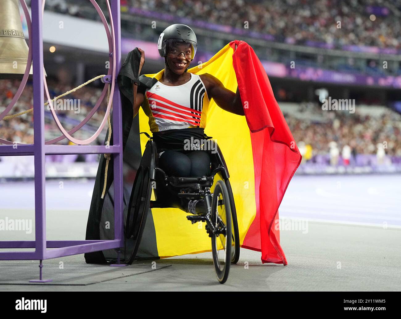 Stade de France, Paris, France. 04th Sep, 2024. Lea Bayekula of Belgium ...