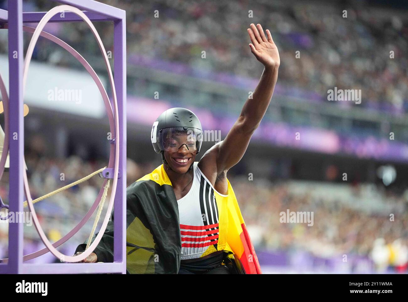 Stade de France, Paris, France. 04th Sep, 2024. Lea Bayekula of Belgium ...