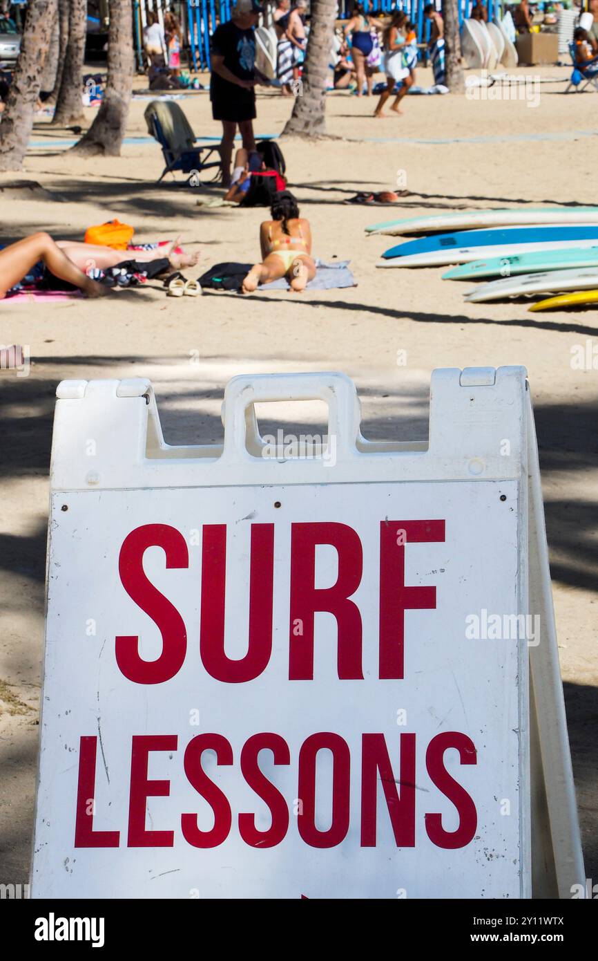 Pacific surf lesson hi-res stock photography and images - Alamy
