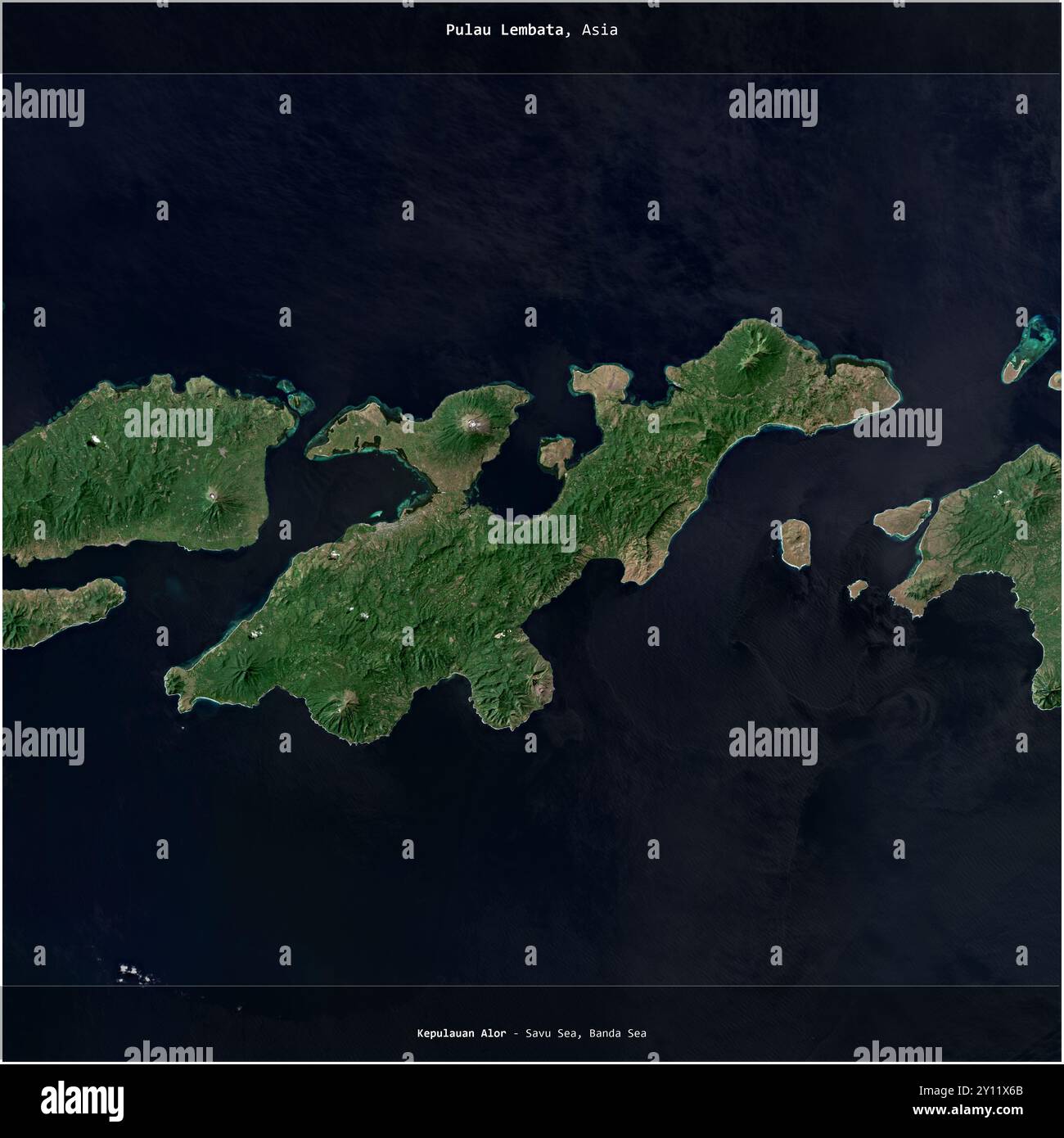 Alor island indonesia map hi-res stock photography and images - Alamy