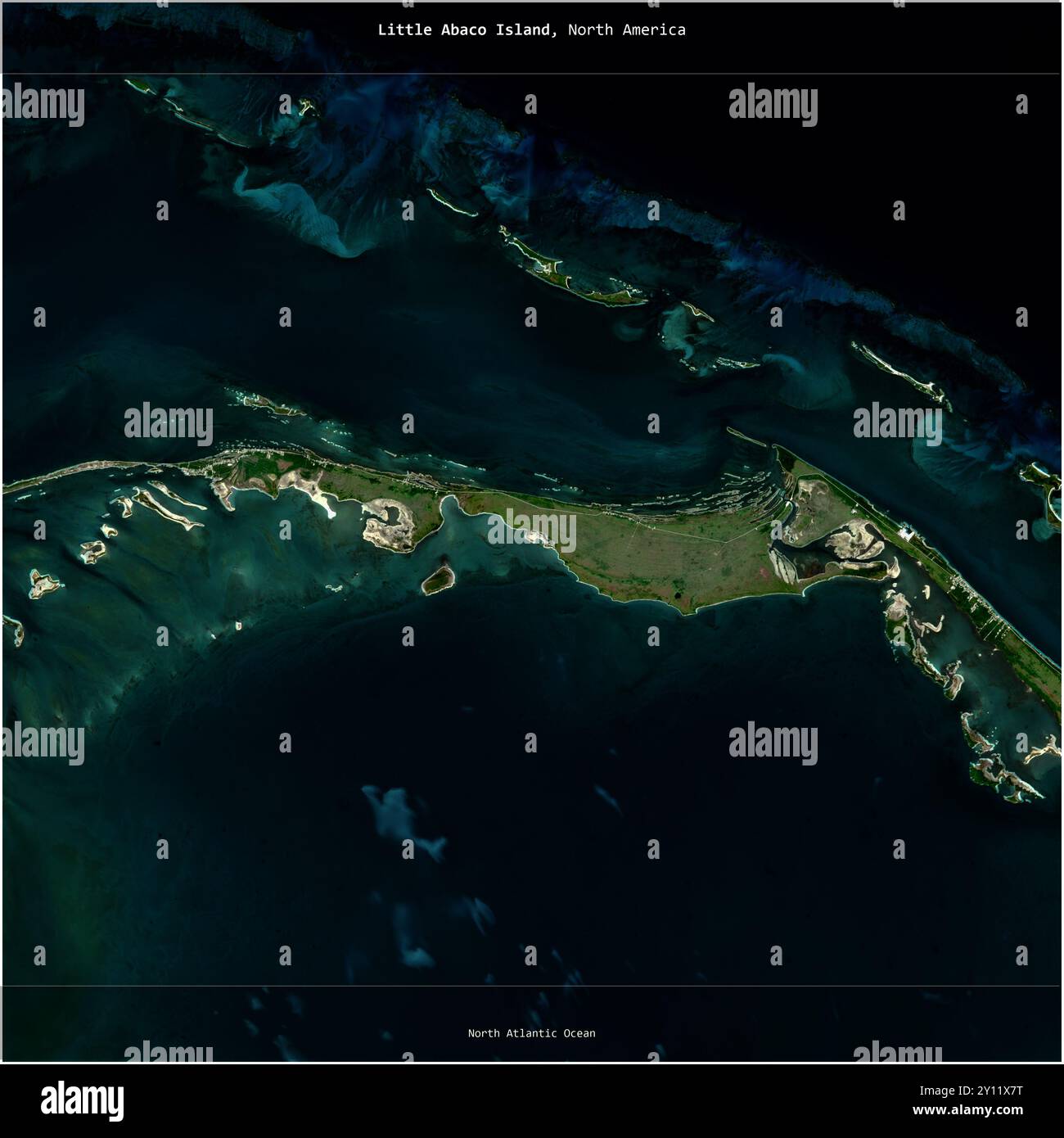 Little Abaco Island in the North Atlantic Ocean, belonging to Bahamas ...