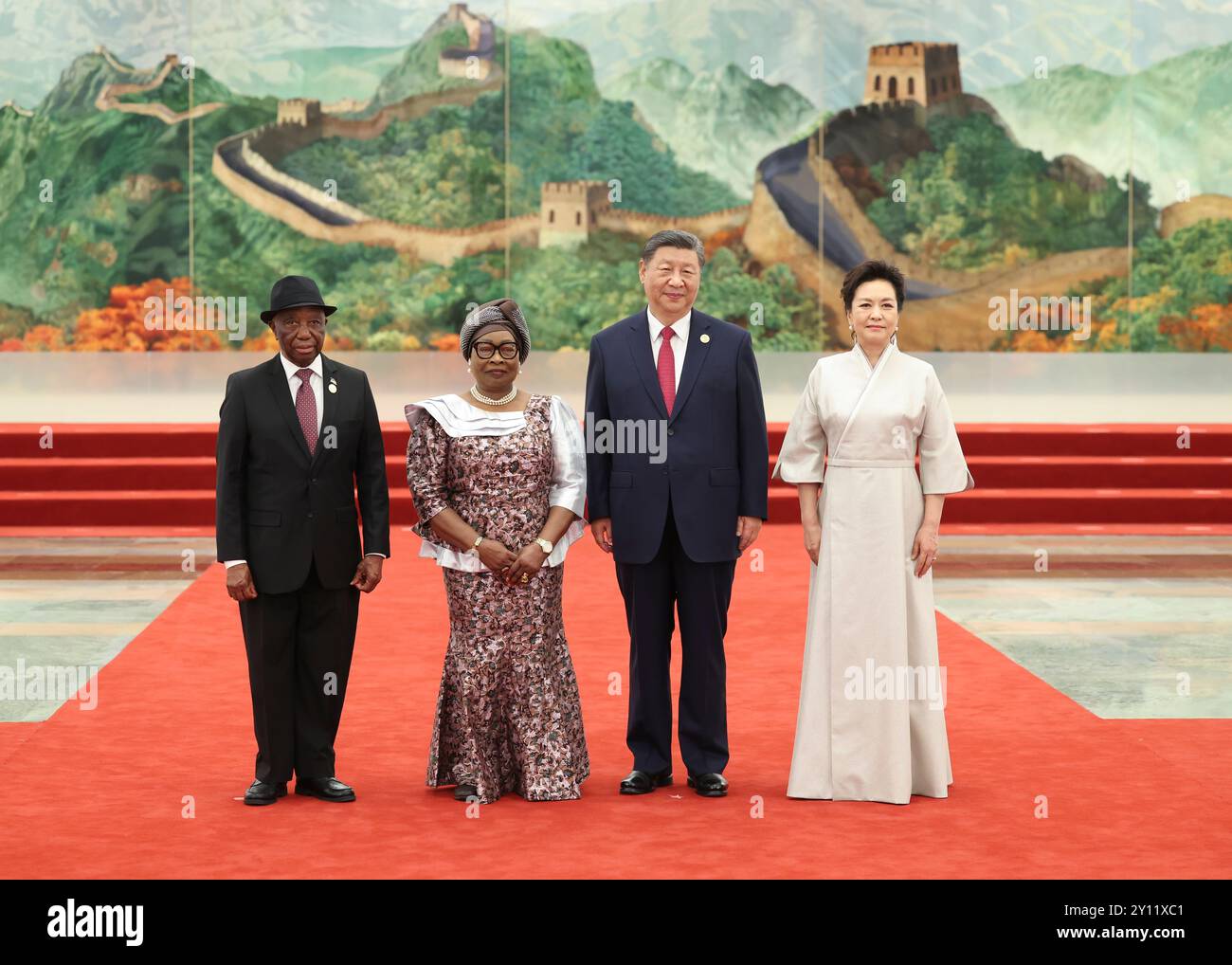 Beijing, China. 4th Sep, 2024. Chinese President Xi Jinping and his ...