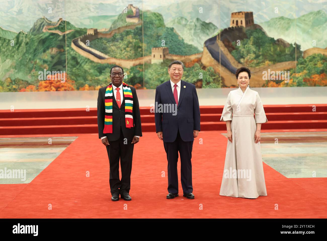 Beijing, China. 4th Sep, 2024. Chinese President Xi Jinping and his ...