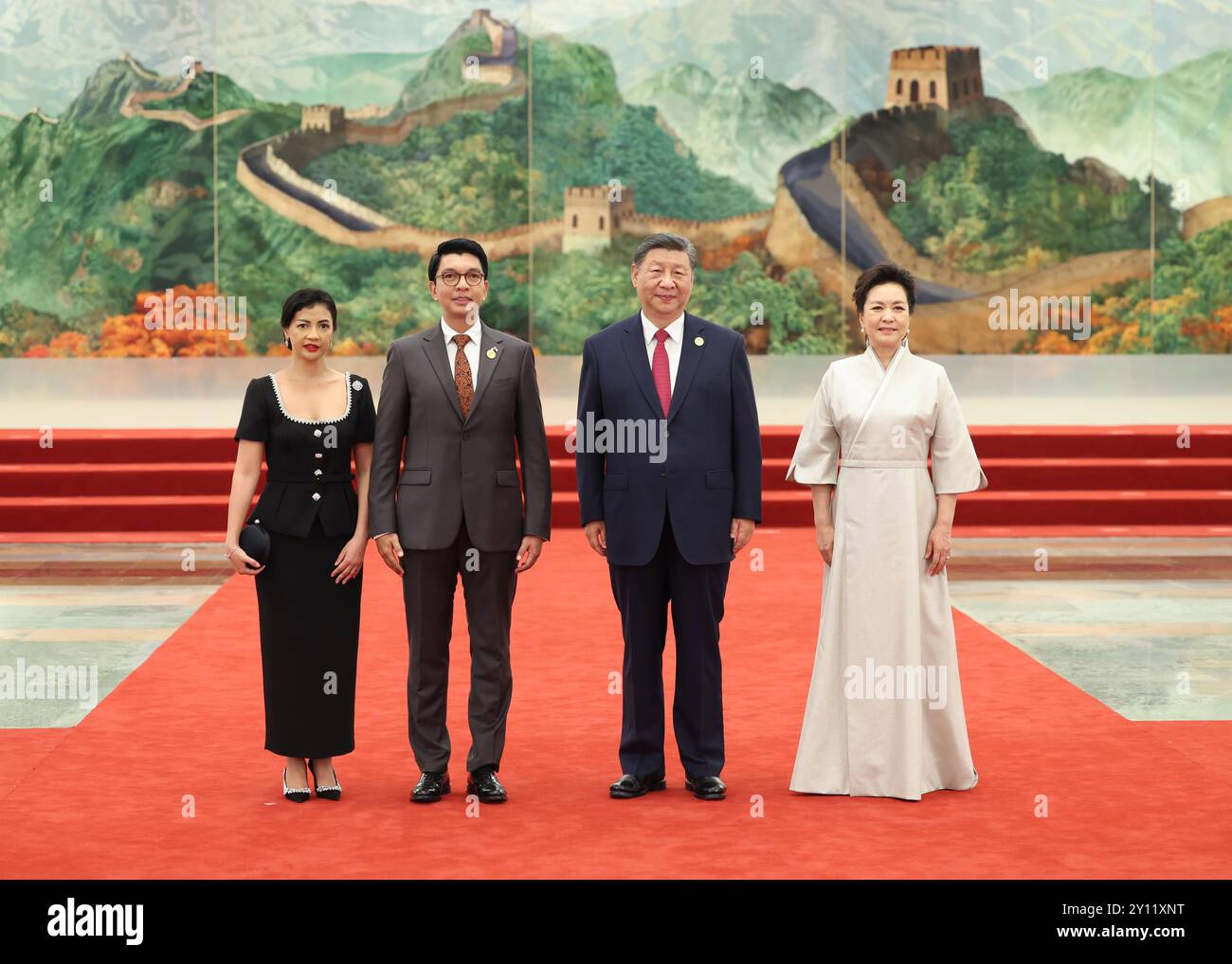 Beijing, China. 4th Sep, 2024. Chinese President Xi Jinping and his ...