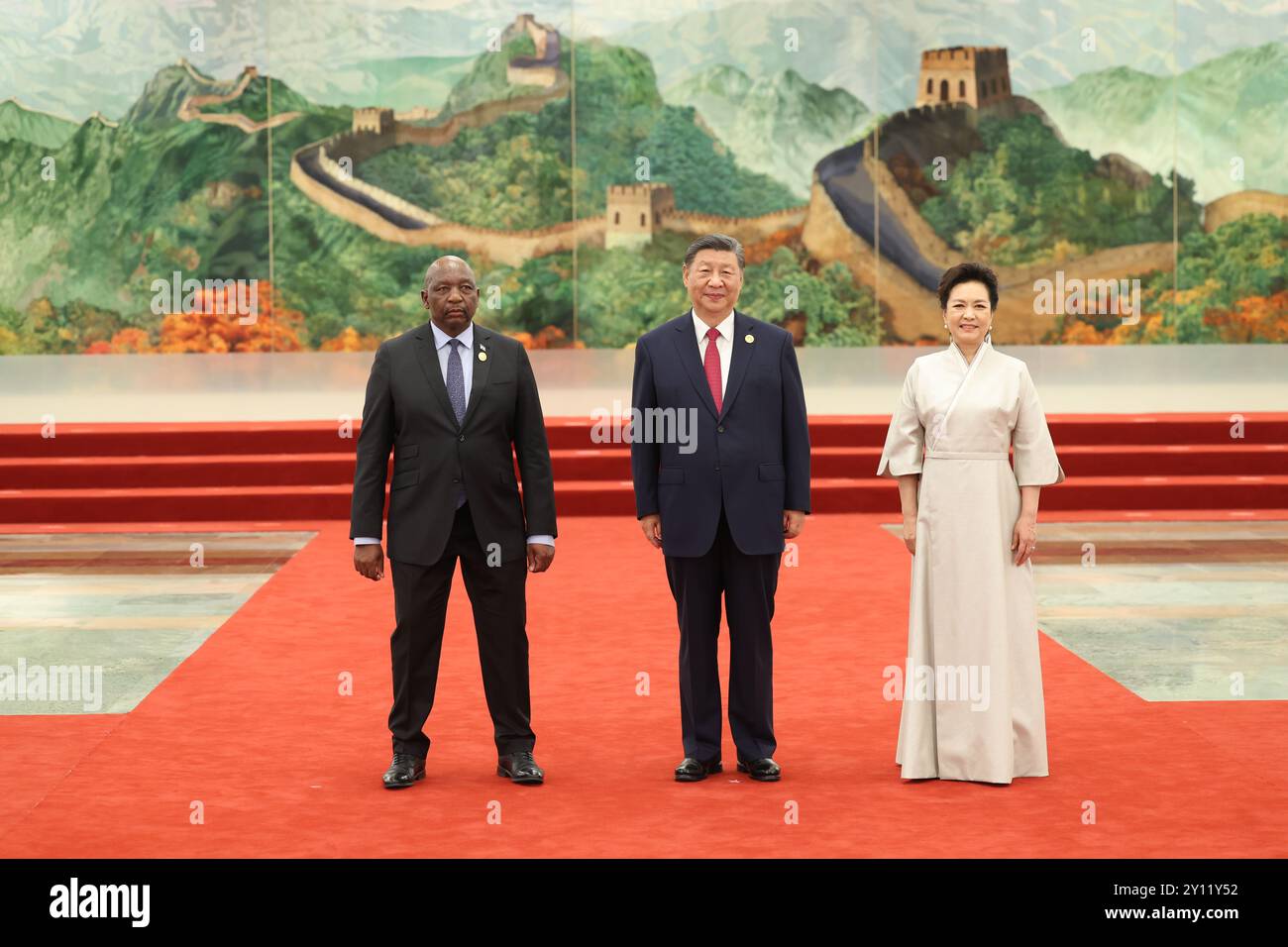 Beijing, China. 4th Sep, 2024. Chinese President Xi Jinping and his ...