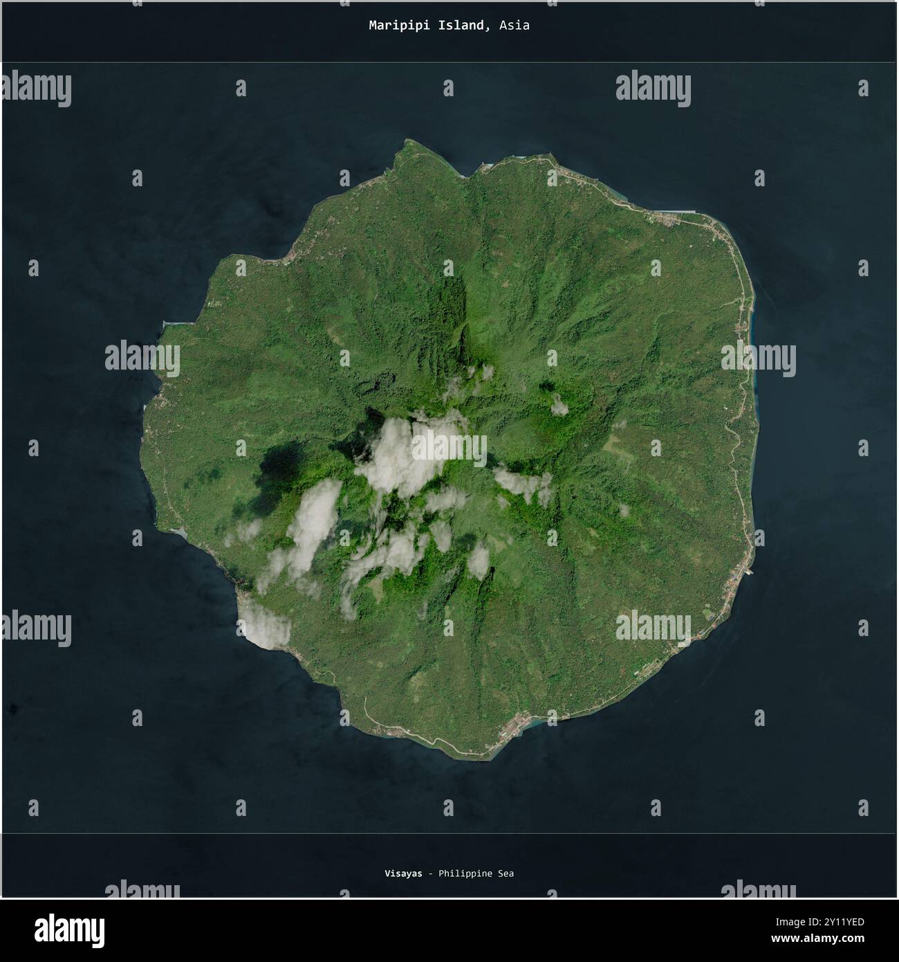 Maripipi Island in the Philippine Sea, belonging to Philippines ...