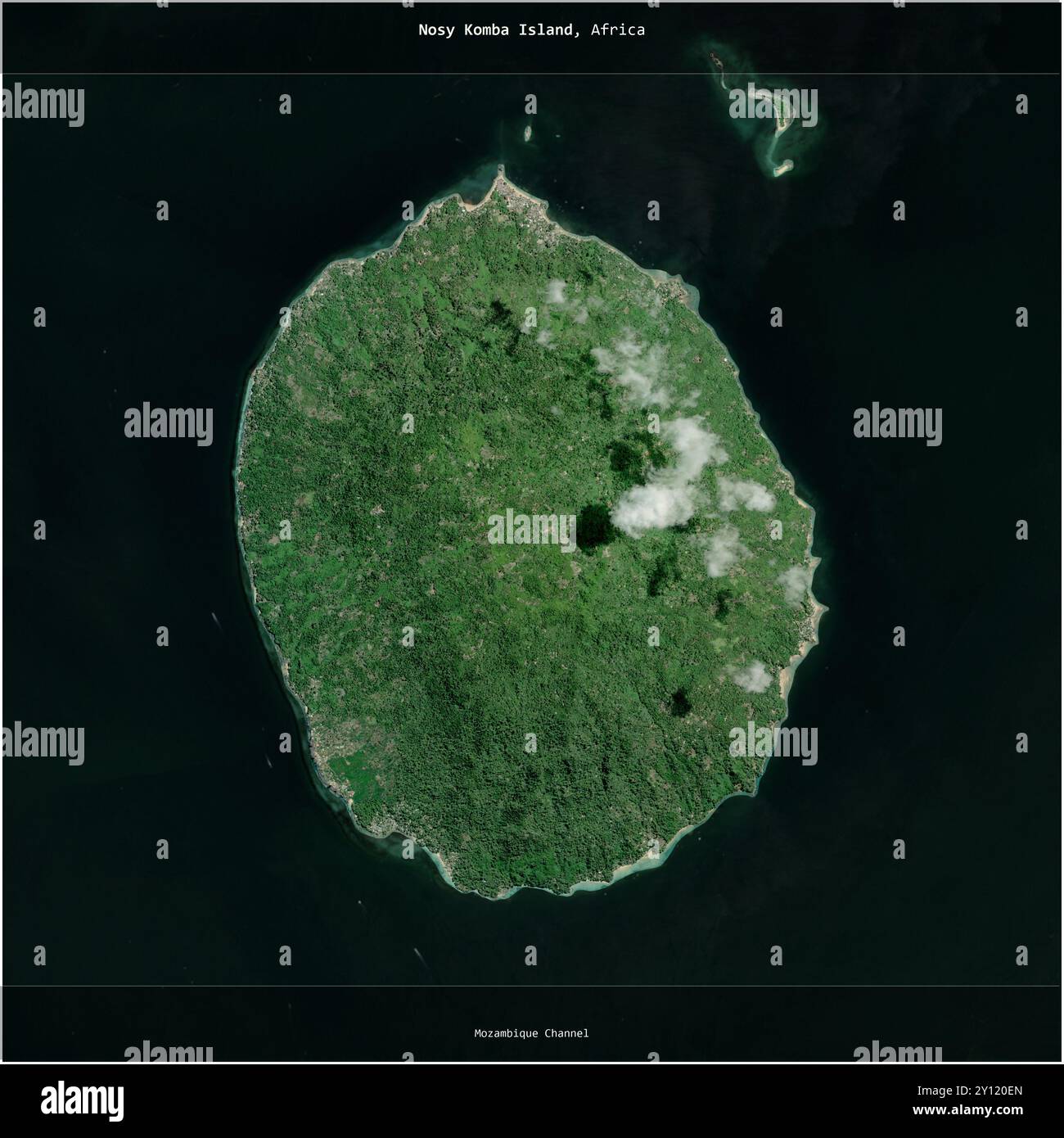 Nosy Komba Island in the Mozambique Channel, belonging to Madagascar ...