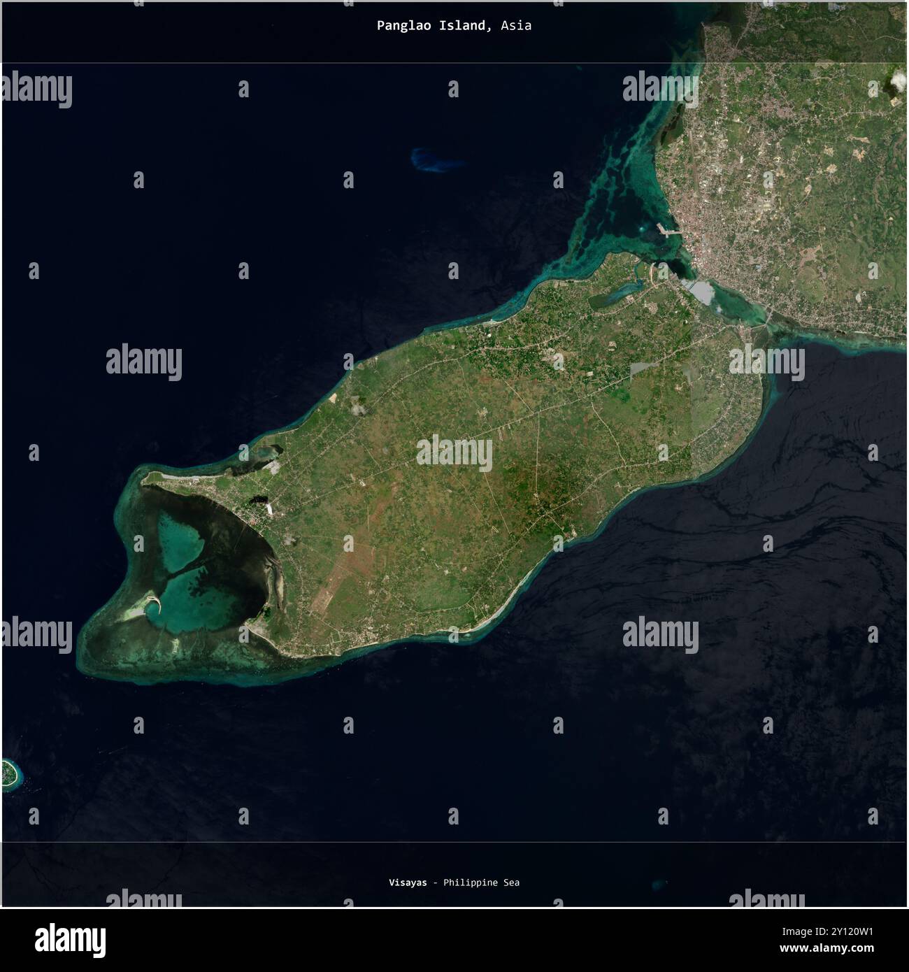 Philippines map zoom border satellite hi-res stock photography and ...
