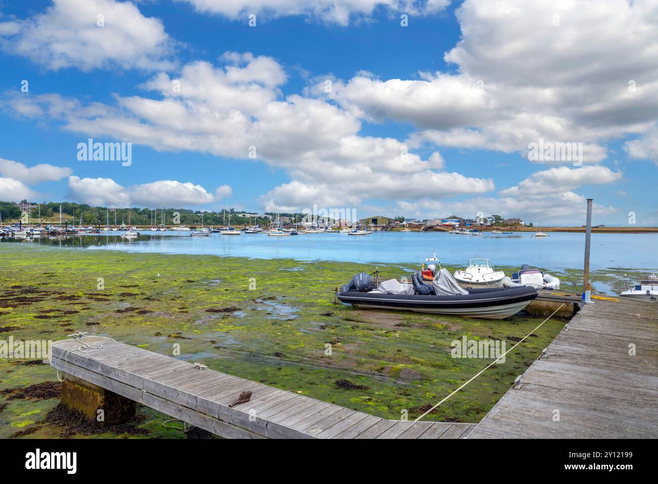 Bembridge Harbour, Bembridge, Isle of Wight, England, UK Stock Photo ...
