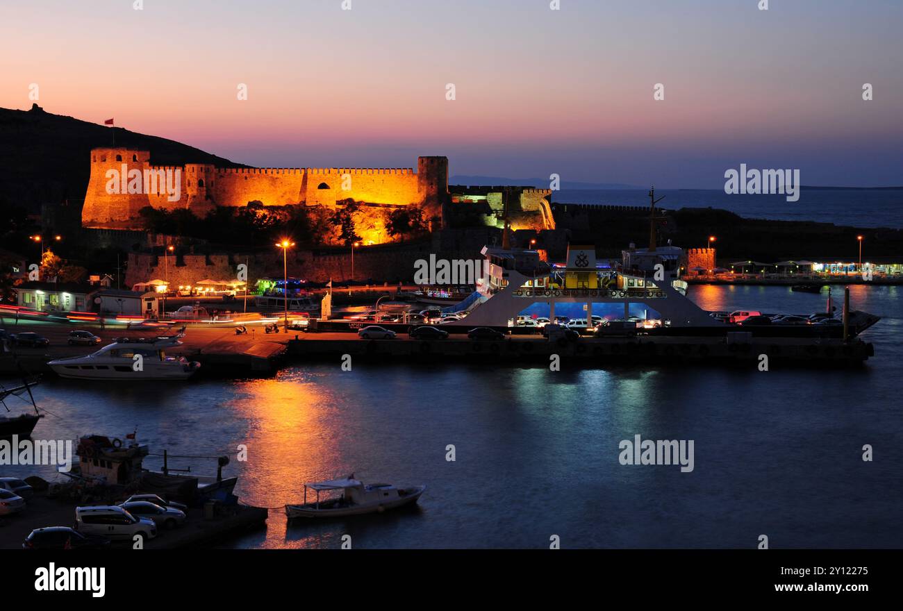 Bozcaada Castle in Canakkale, Turkey Stock Photo - Alamy
