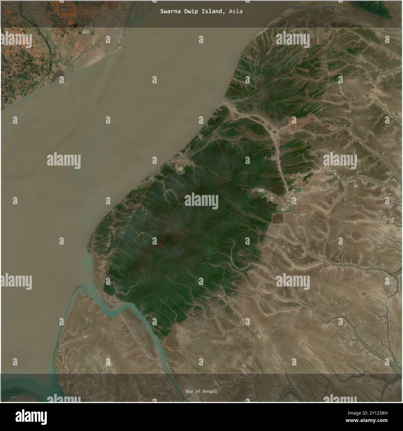 Bangladesh map satellite geography hi-res stock photography and images ...