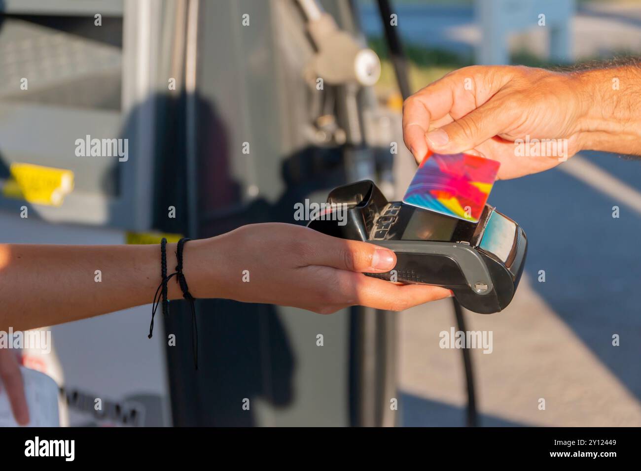 Payment terminal tap pay hi-res stock photography and images - Alamy