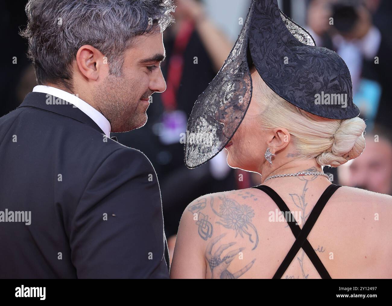 VENICE, ITALY - SEPTEMBER 04: Lady Gaga and Michael Polansky attends ...