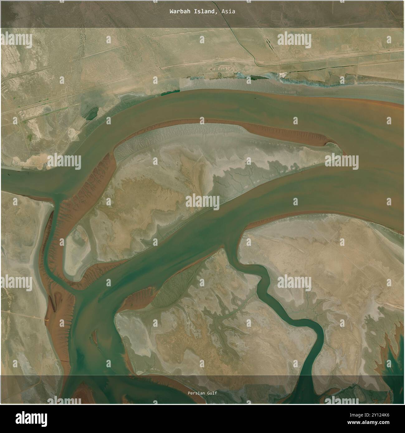 Kuwait map satellite geography hi-res stock photography and images - Alamy