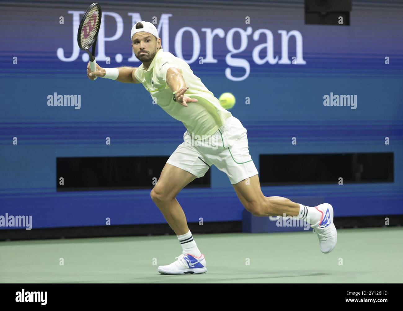 Grigor Dimitrov of Bulgaria during day 9 of the 2024 US Open, Grand ...