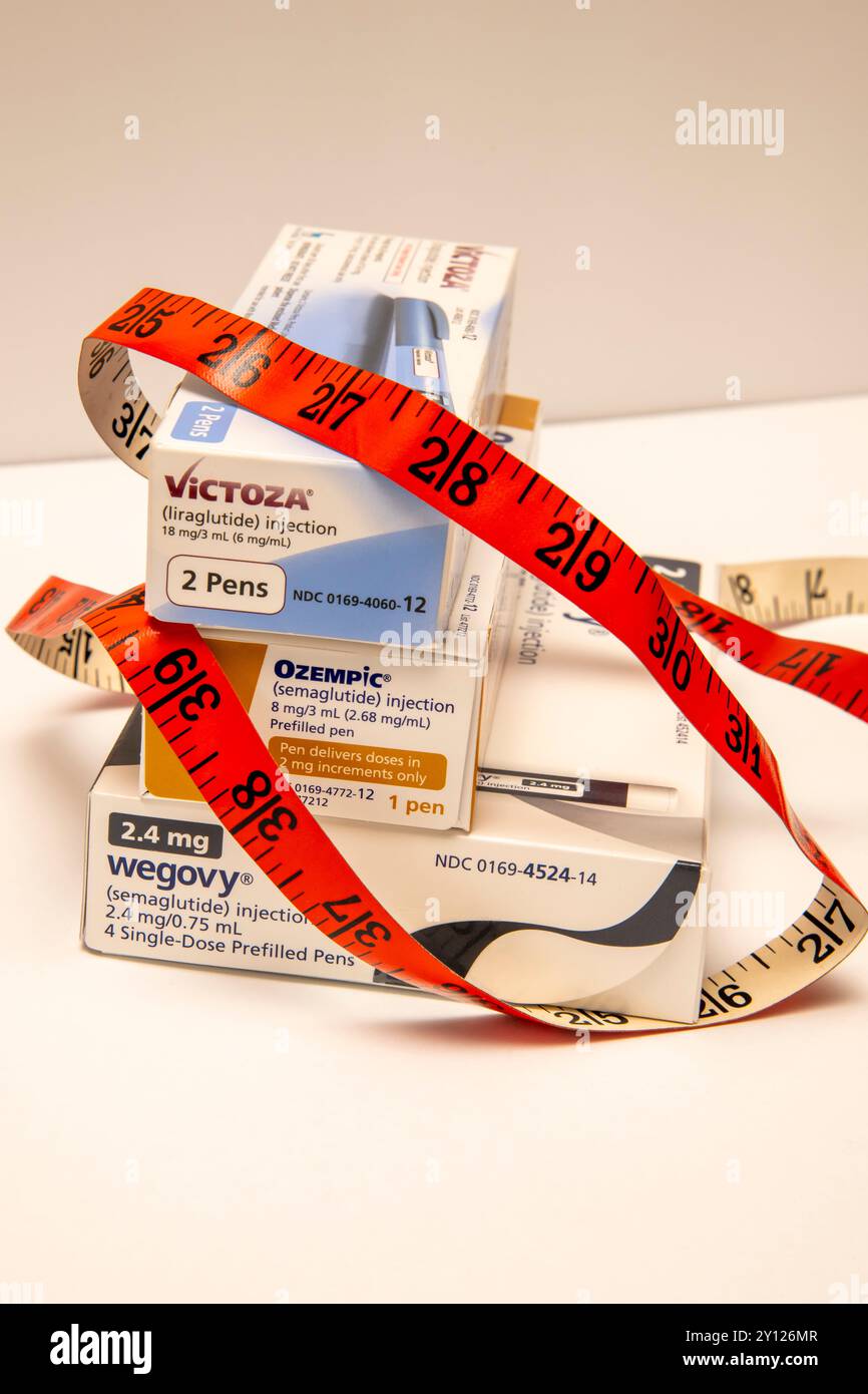 Still life of the big three injectable prescription weight loss ...