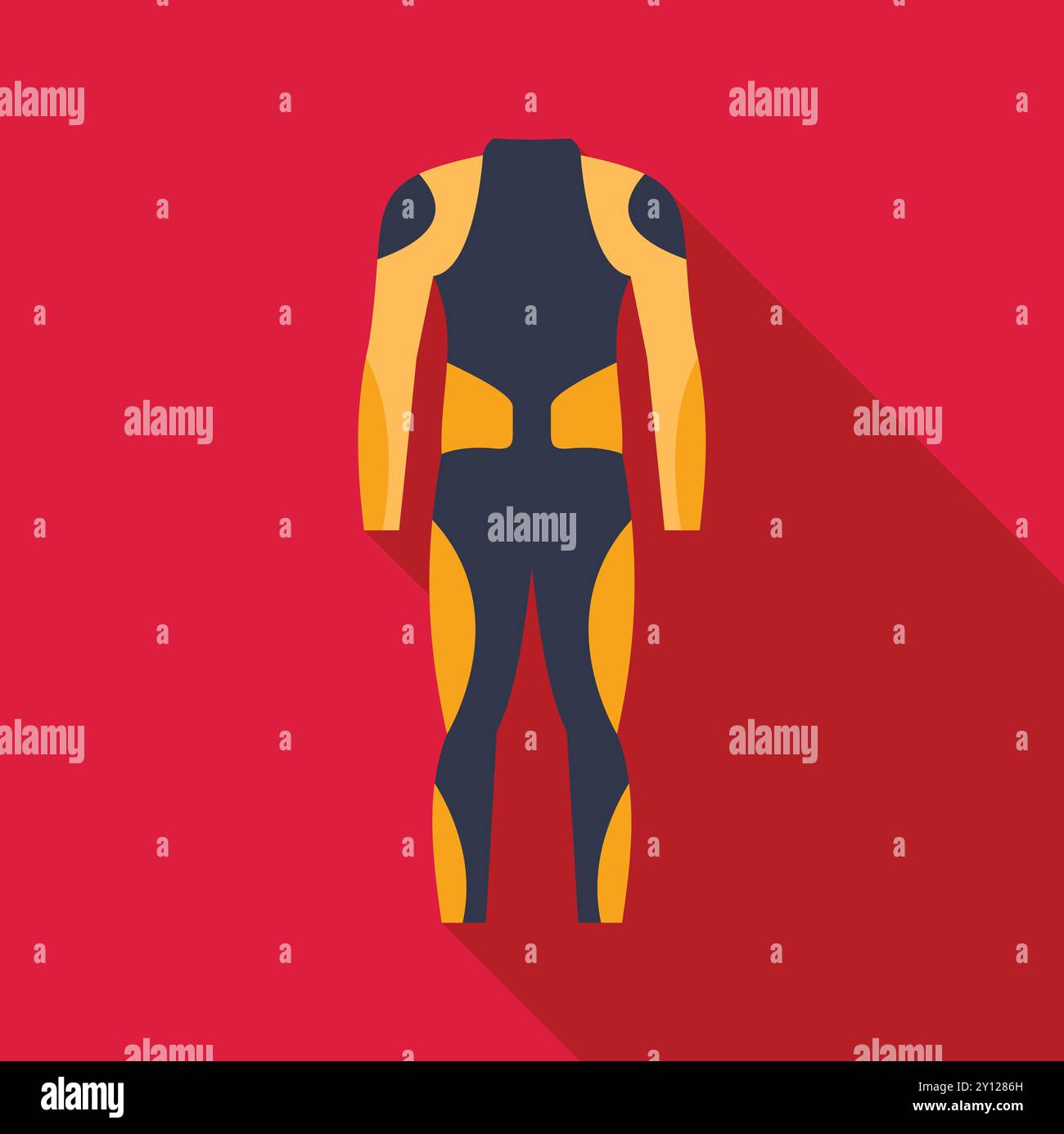 Diving suit with long sleeves and long legs, designed for professional ...