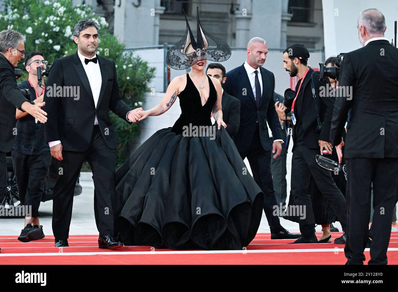 Venice, Italy. 04th Sep, 2024. Lady Gaga and Michael Polansky attending ...