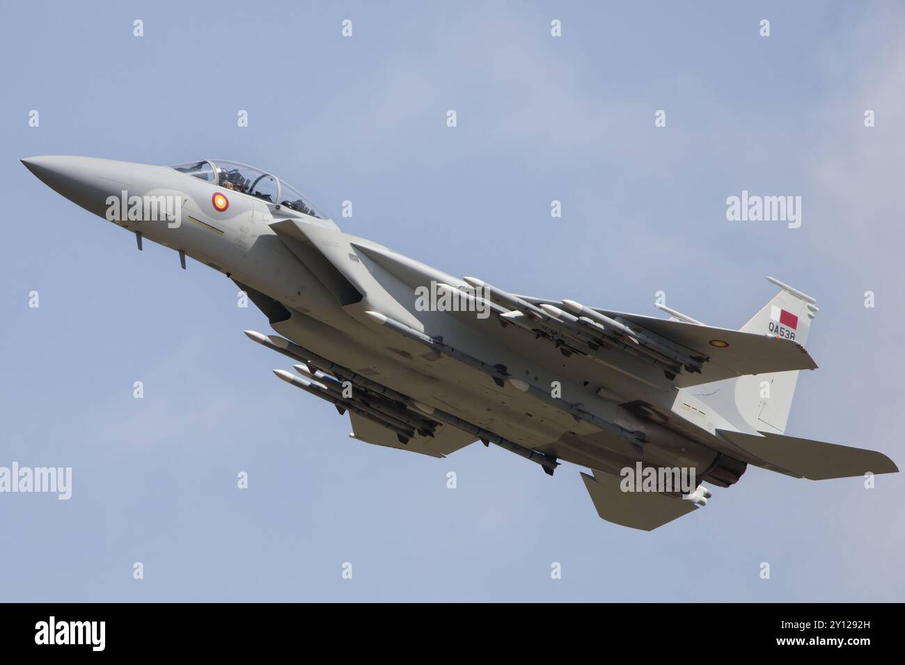 Qatari Emiri Air Force Boeing F-15QA Ababil at the 2024 Royal ...