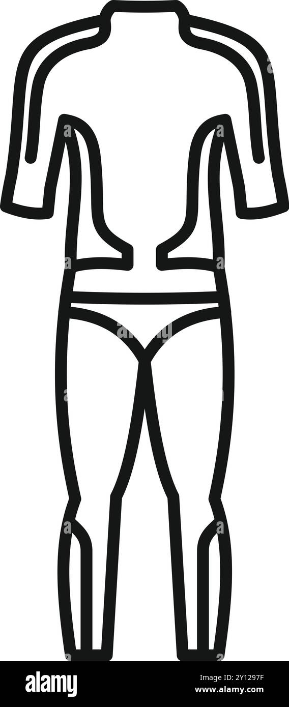 Diving suit is protecting the body from cold water while practicing ...