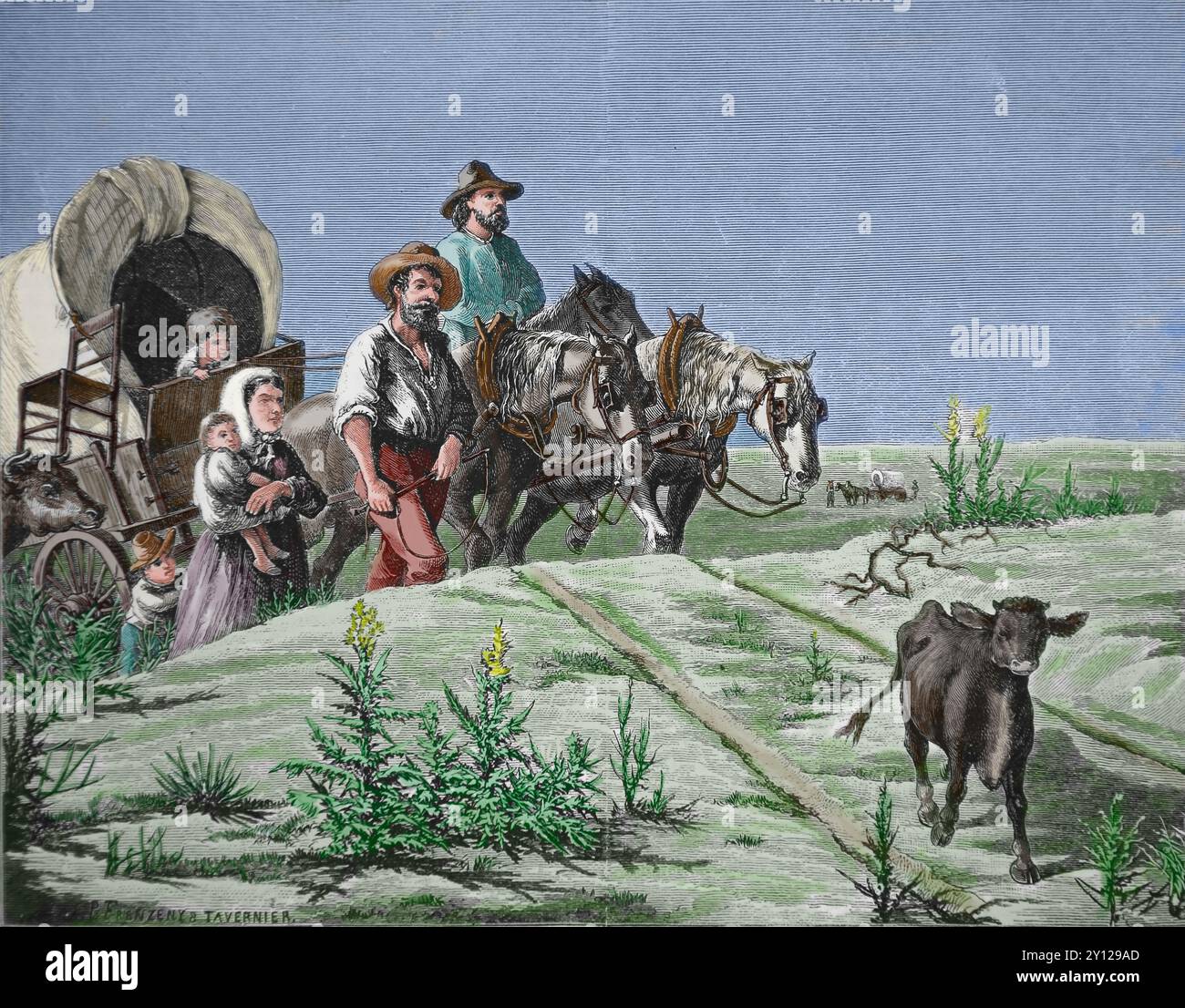 Settlers texas 19th century hi-res stock photography and images - Alamy