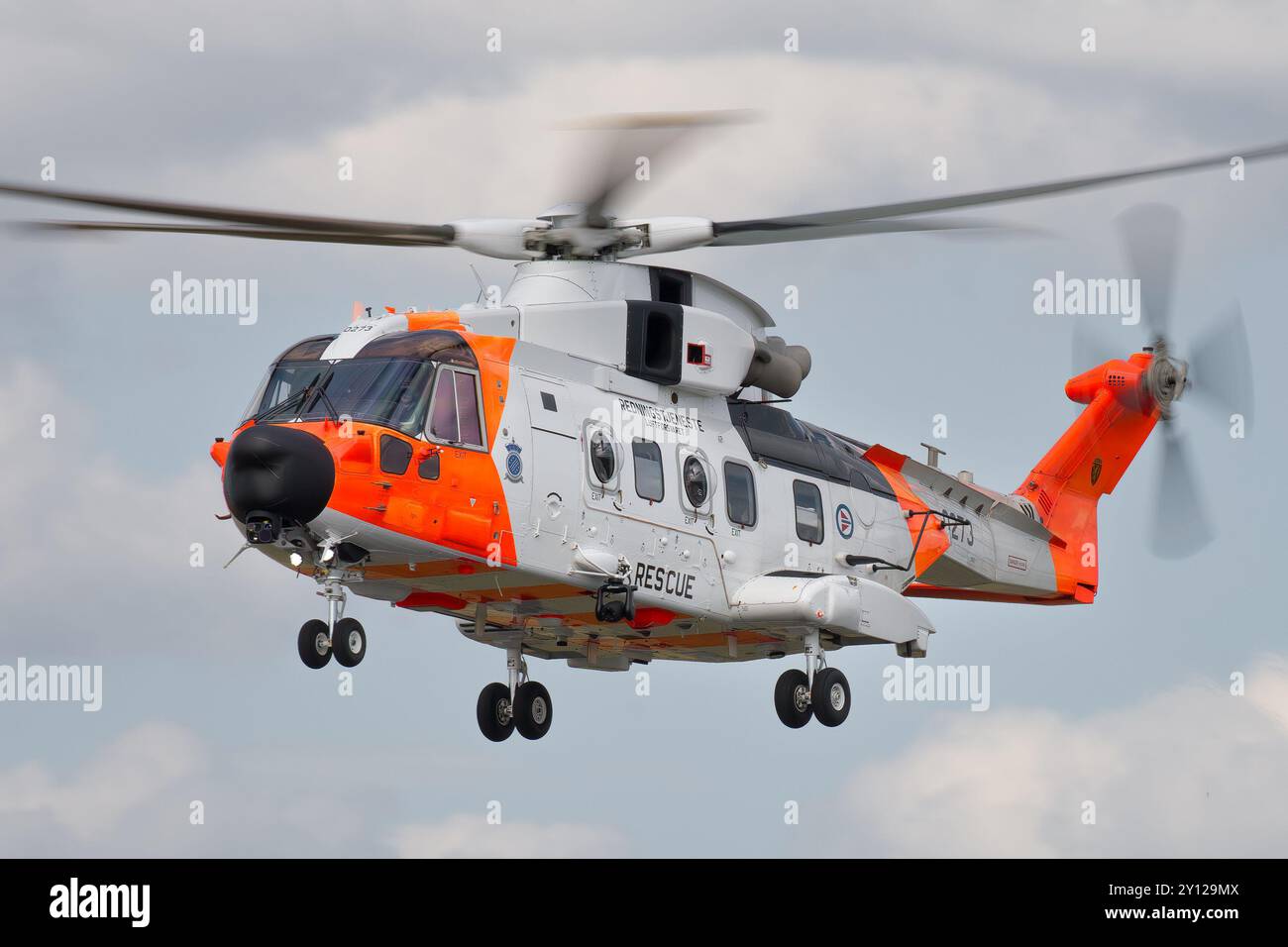 Norwegian Airforce Leonardo AW101 "SAR Queen" arriving at the Royal ...