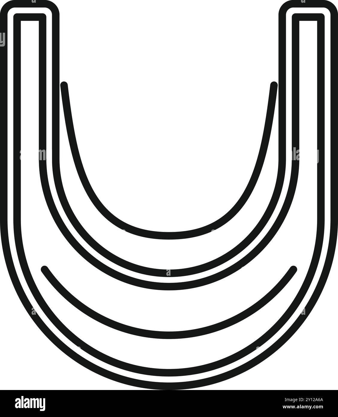 U bend pipe Stock Vector Images - Alamy