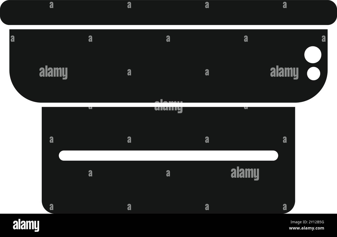 Professional wide format printer is printing a large document, using ...