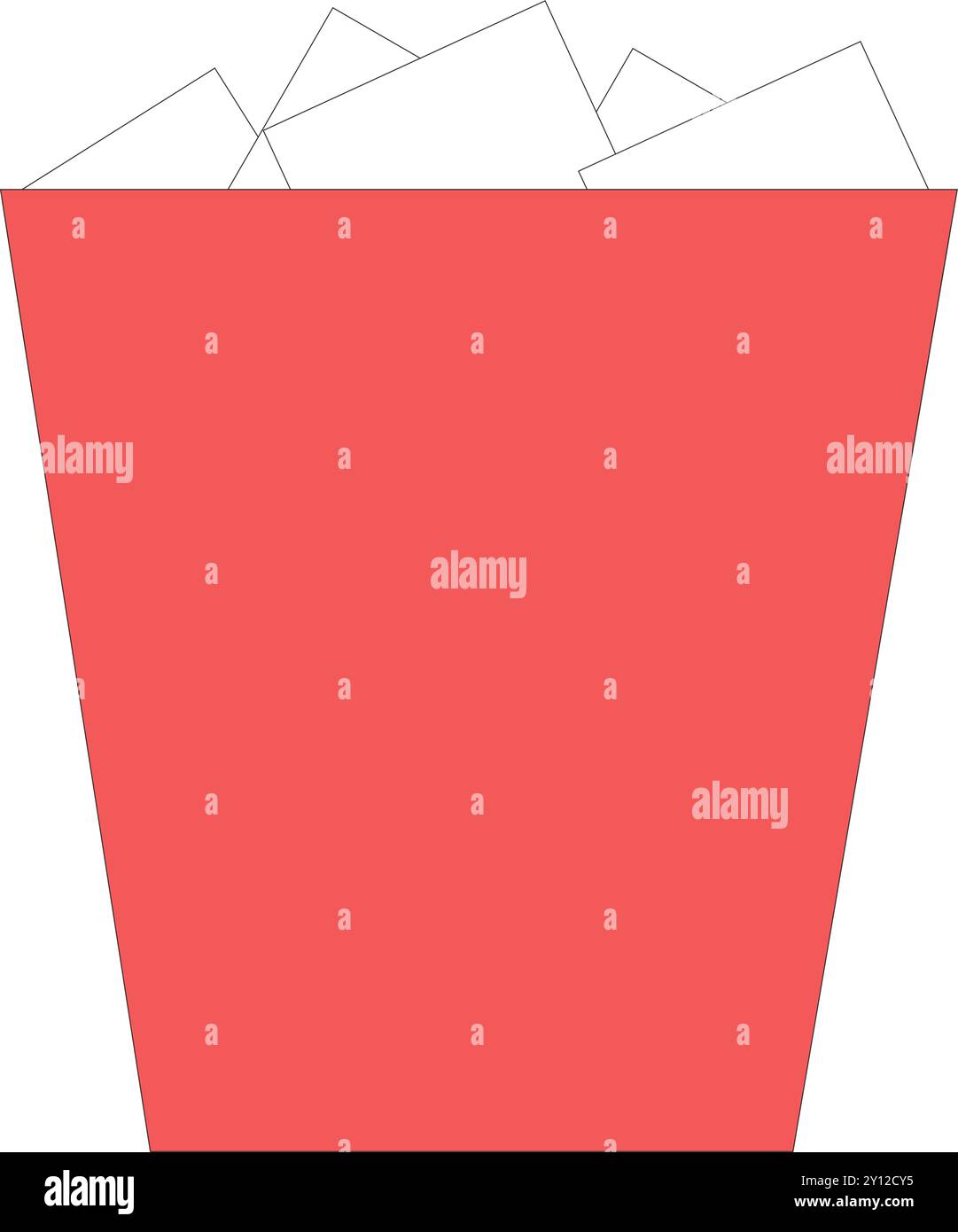 Desk papers flat Cut Out Stock Images & Pictures - Alamy