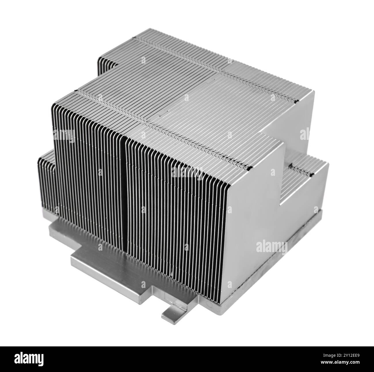 Radiator, passive cooling system on white background Stock Photo - Alamy