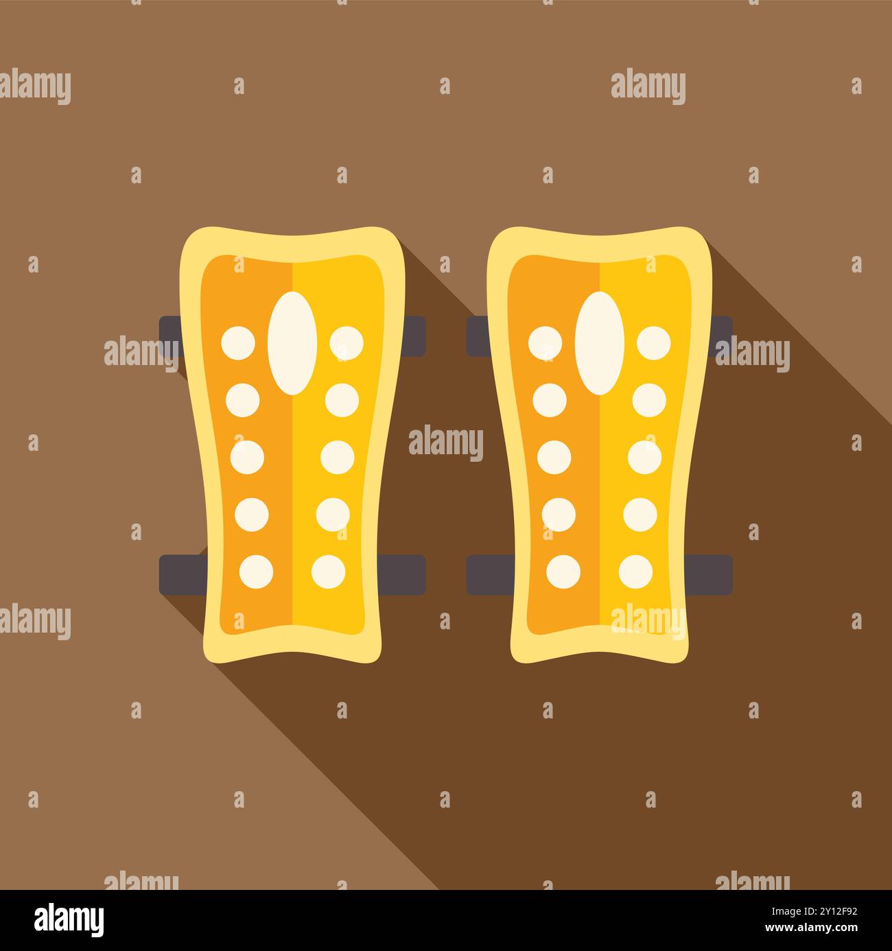 Shin pads soccer Stock Vector Images - Alamy