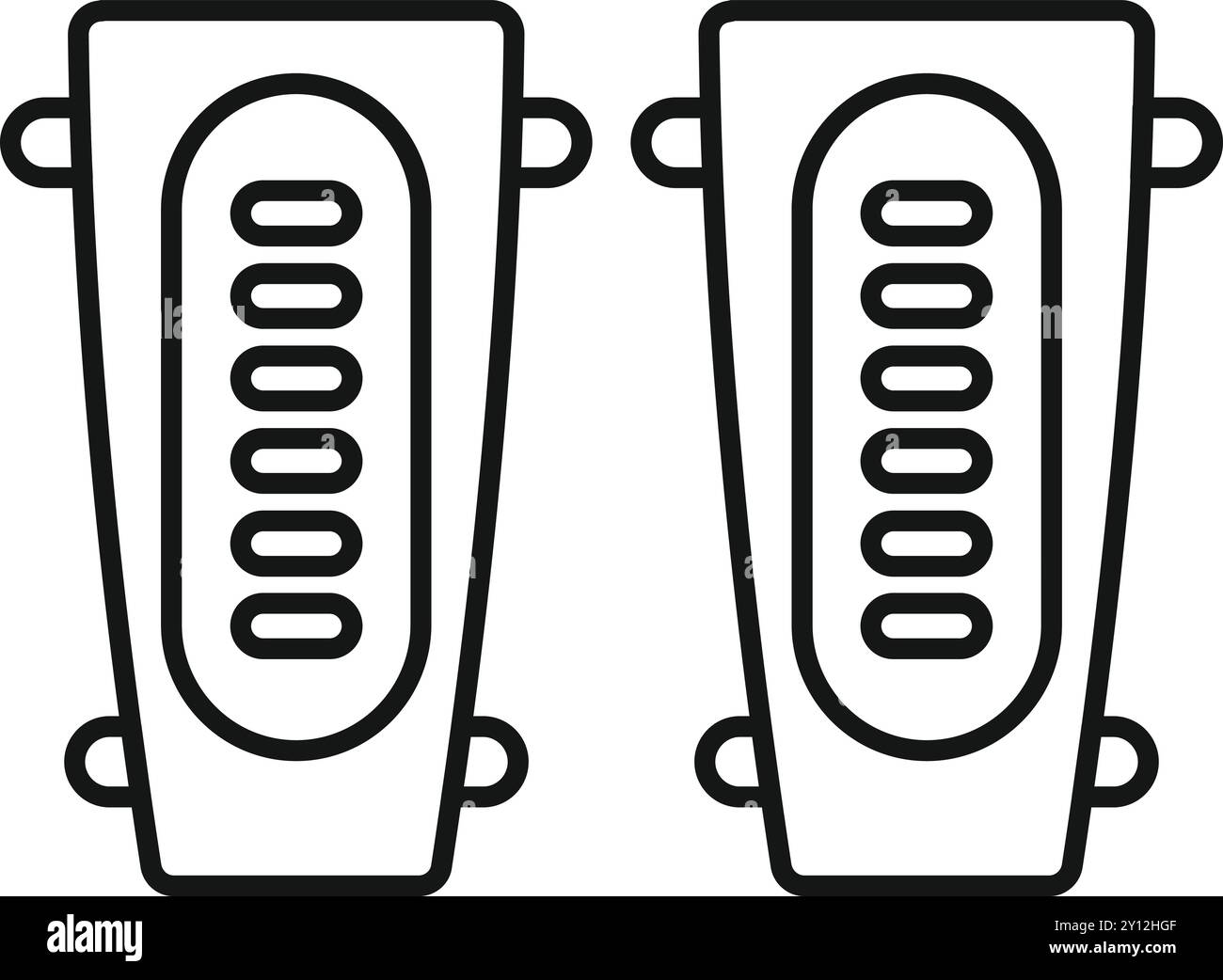 Football shin pads Black and White Stock Photos & Images - Alamy