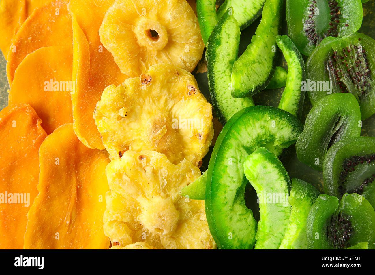Texture of different dehydrated fruits as background Stock Photo - Alamy