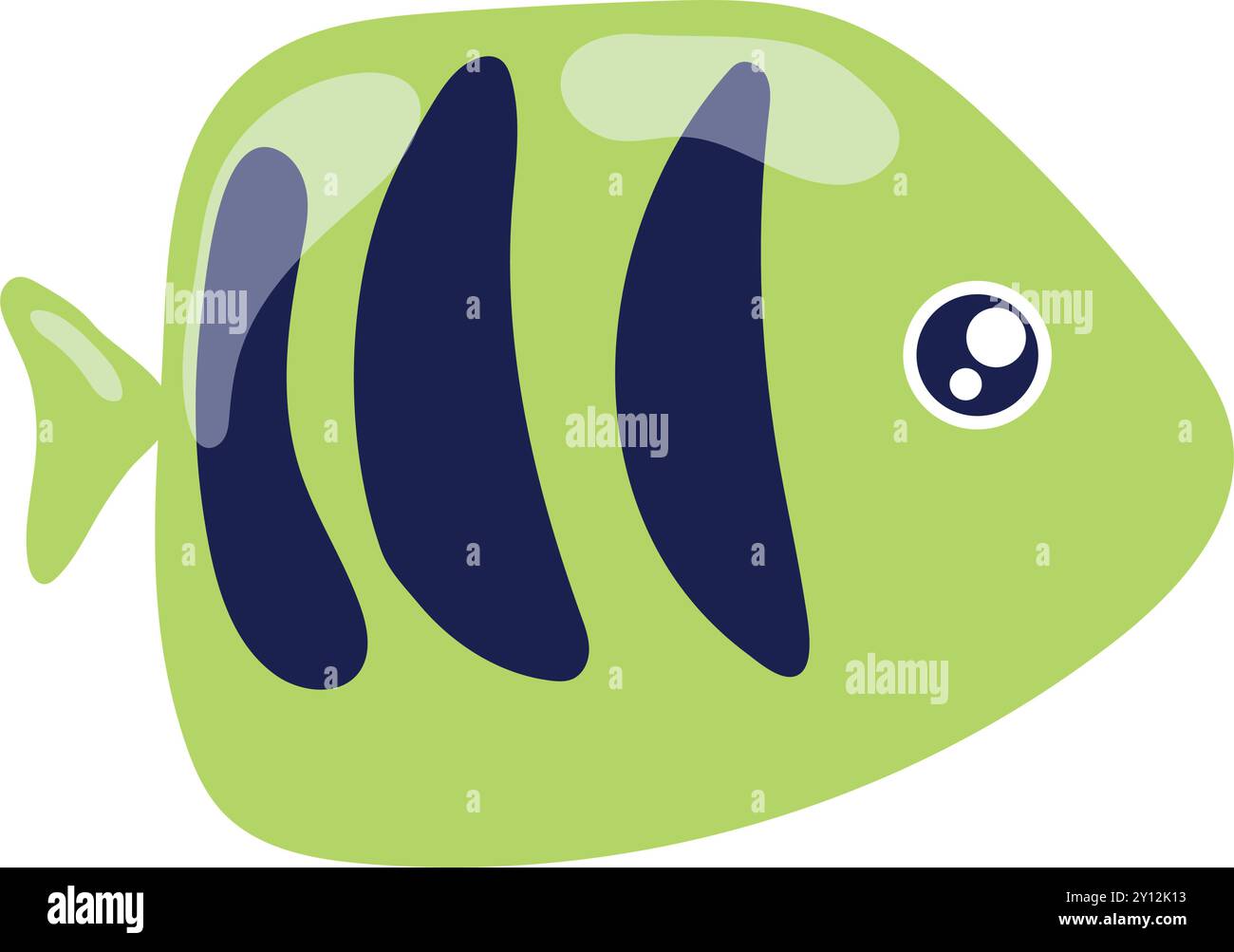 Cute fish cartoon isolated Vector Stock Vector Image & Art - Alamy