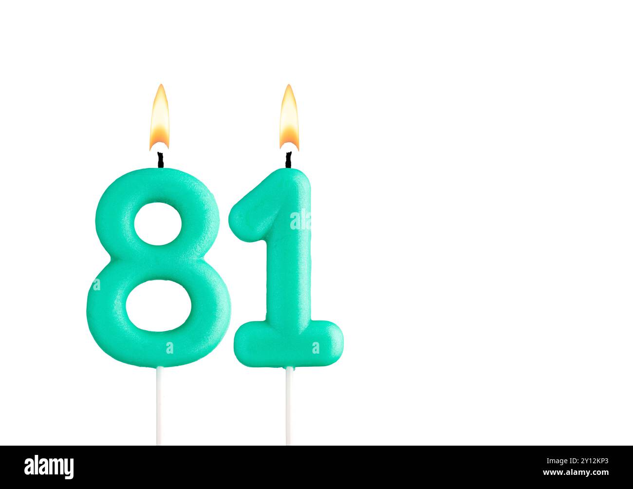Number 81 birthday candle hi-res stock photography and images - Alamy