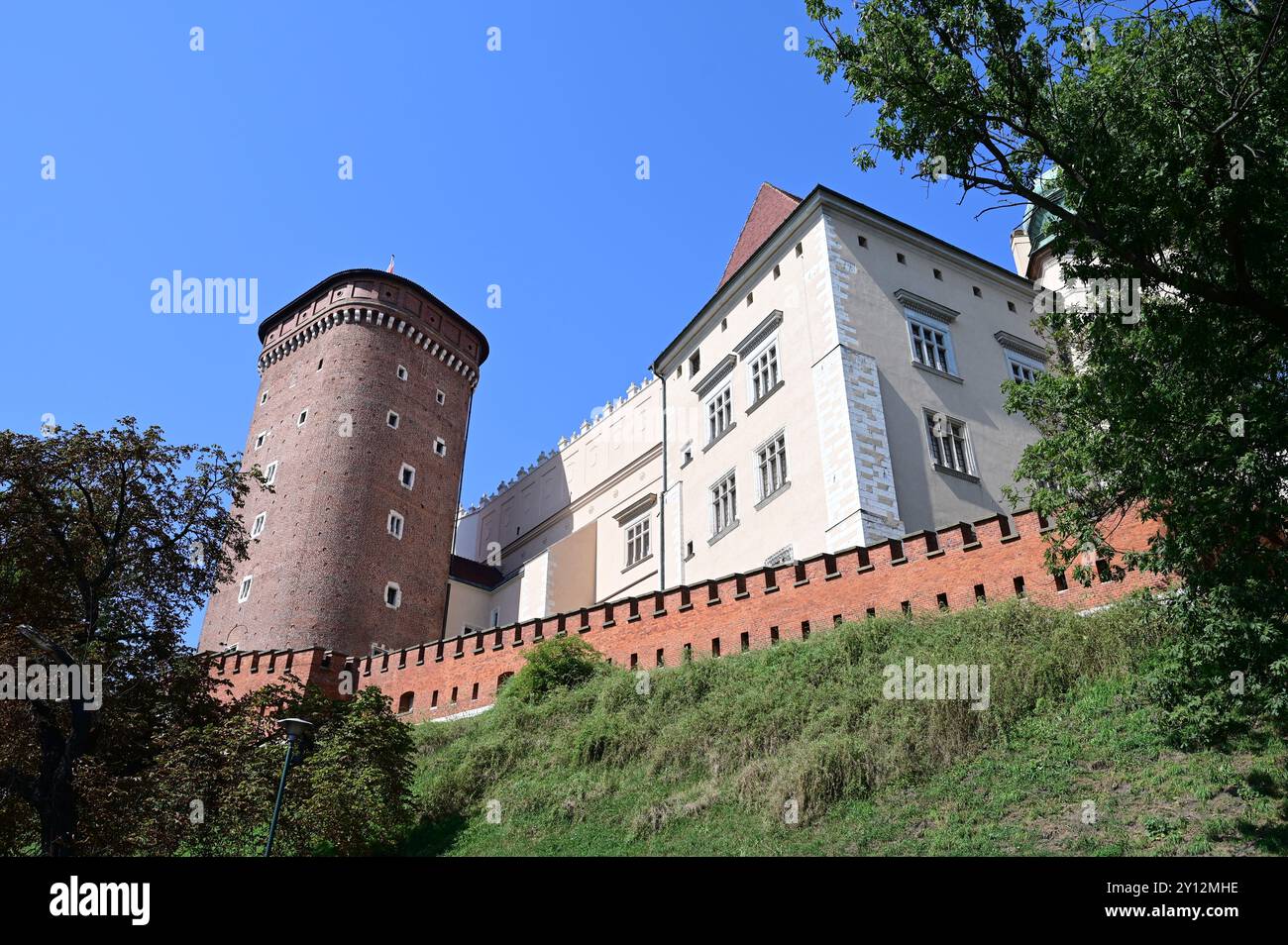 Outer Walls of The Wawel Castle at Krakow Stock Photo - Alamy