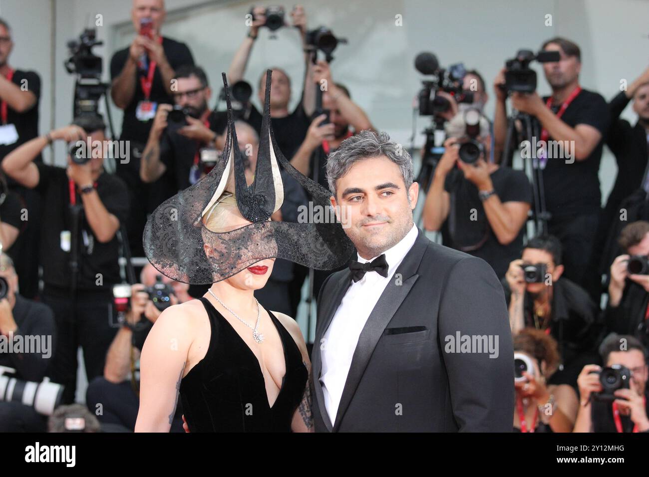 Lady Gaga Michael Polansky red carpet Joker: Folie à Deux Venice 2024 ...