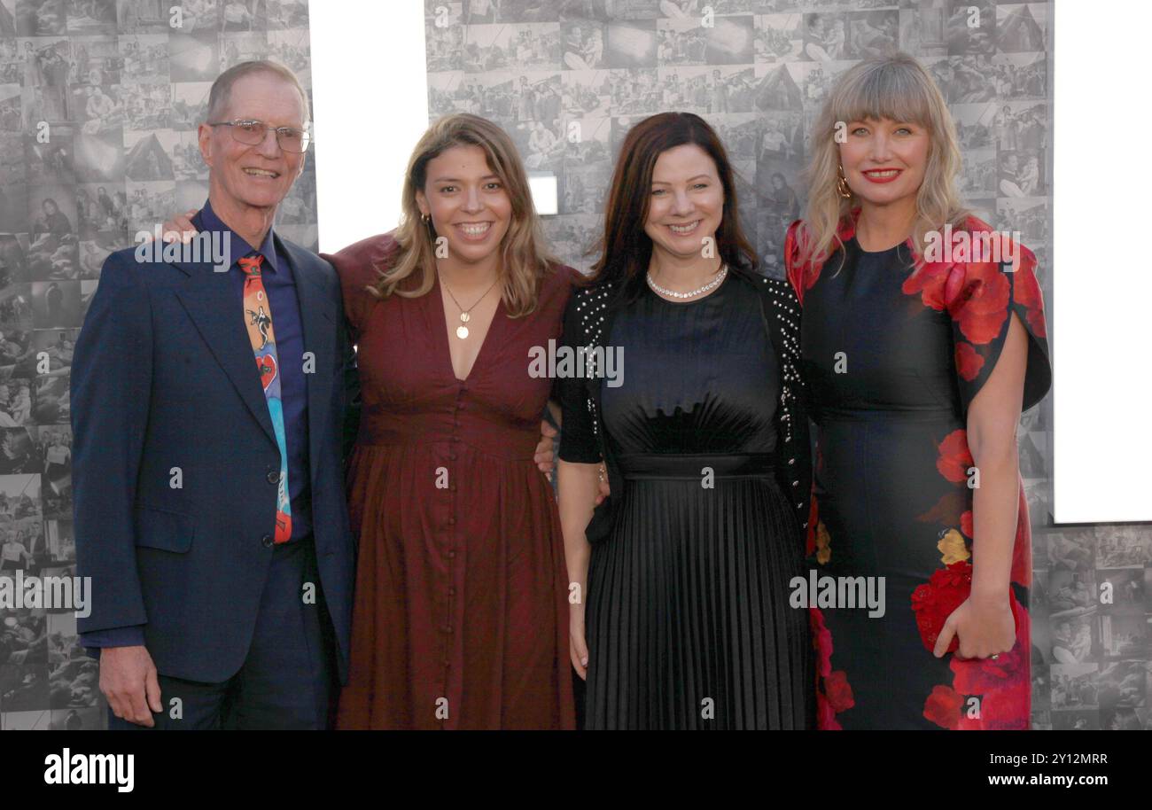 London, UK. Antony Penrose (left) and Kate Solomon (right) and guests ...