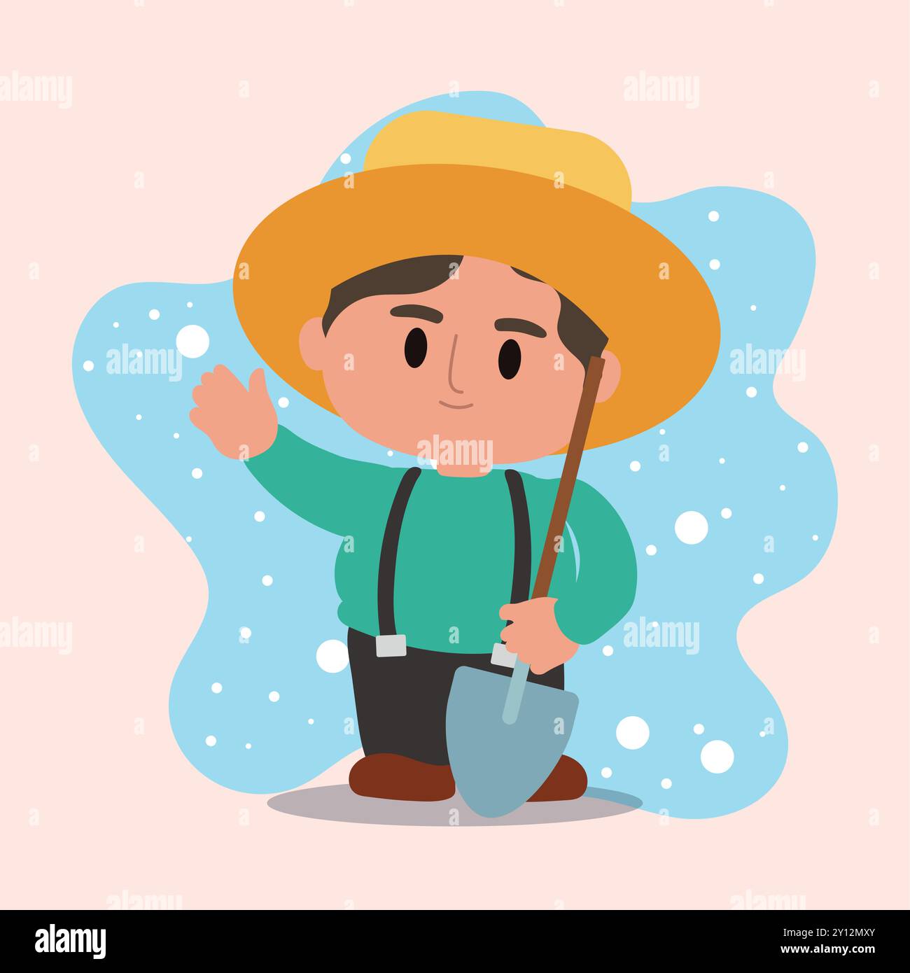 Cartoon farmer hi-res stock photography and images - Alamy