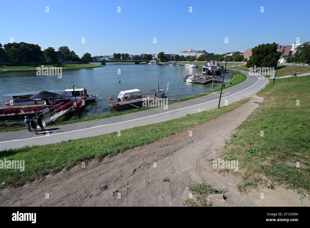 Boats on vistula river hi-res stock photography and images - Alamy