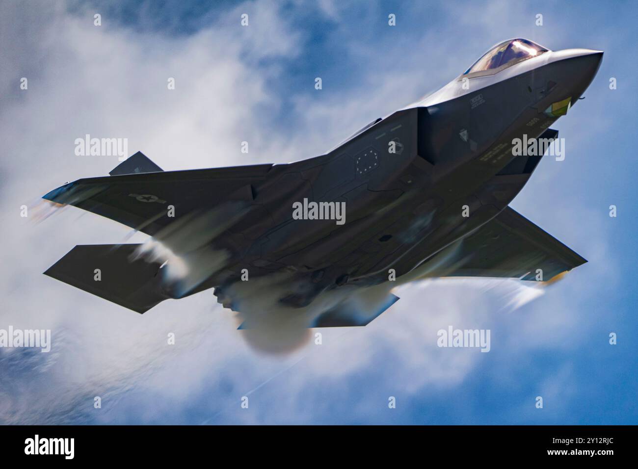 A U.S. Air Force F-35A Lightning II assigned to the F-35A Lightning II ...