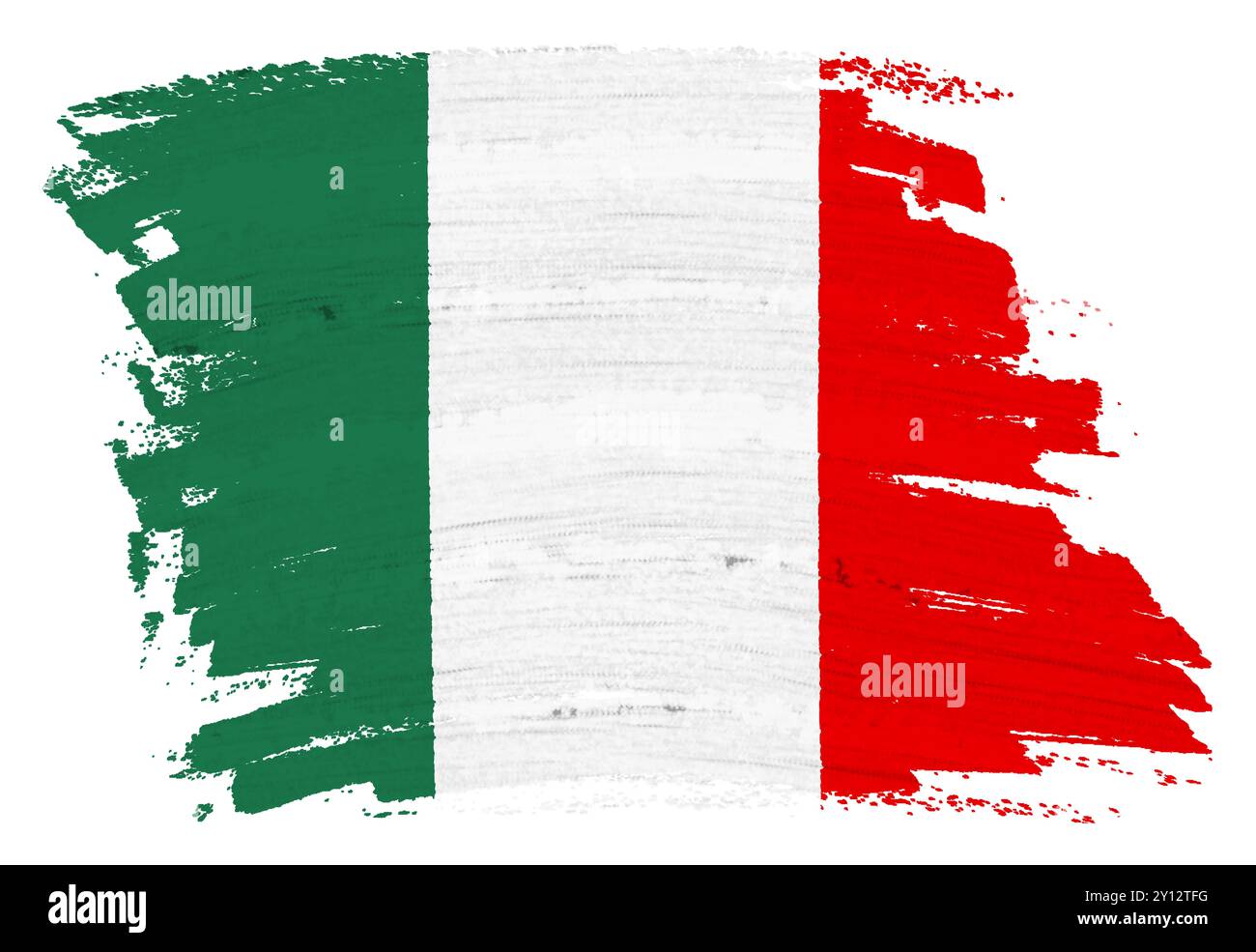 Italy flag paint splash brushstroke Stock Photo - Alamy